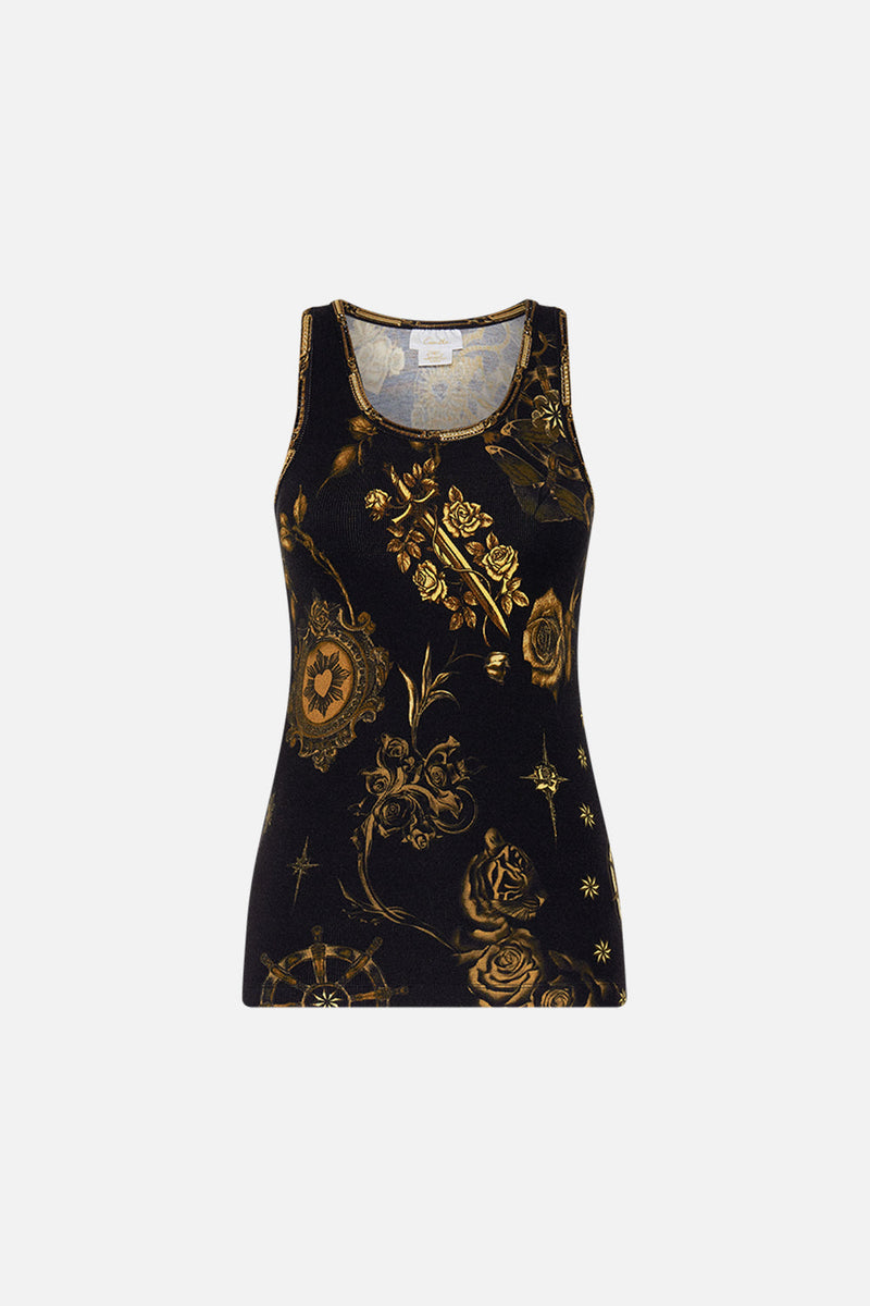 The So Says the Oracle Jersey Scoop Neck Tank Top | CAMILLA EU – CAMILLA UK