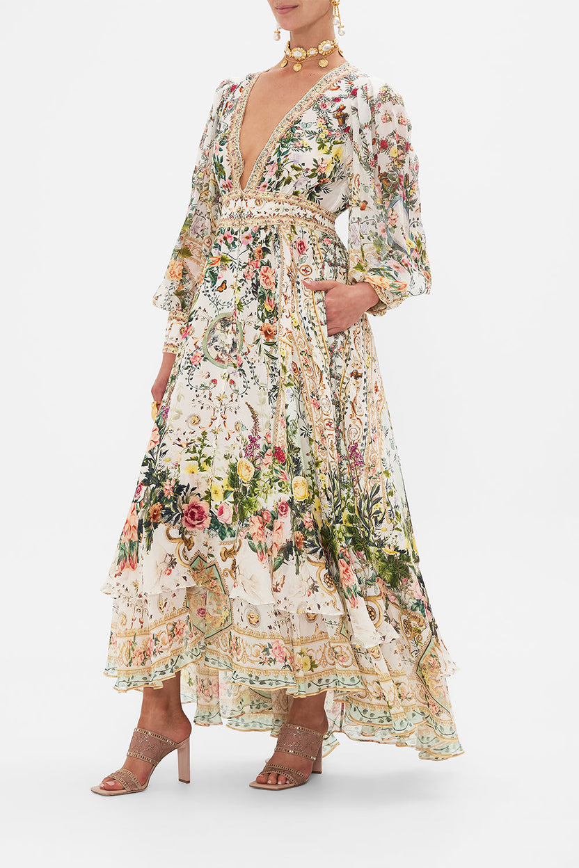 Long Button Front Dress, Renaissance Romance | CAMILLA EU – CAMILLA UK