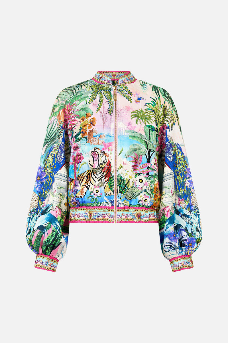 The Spirit Of Santa Maria Blouson Sleeve Bomber | CAMILLA EU – CAMILLA UK