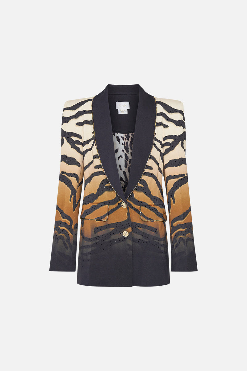 Peaked Shoulder Blazer, Tame My Tiger | CAMILLA EU – CAMILLA UK
