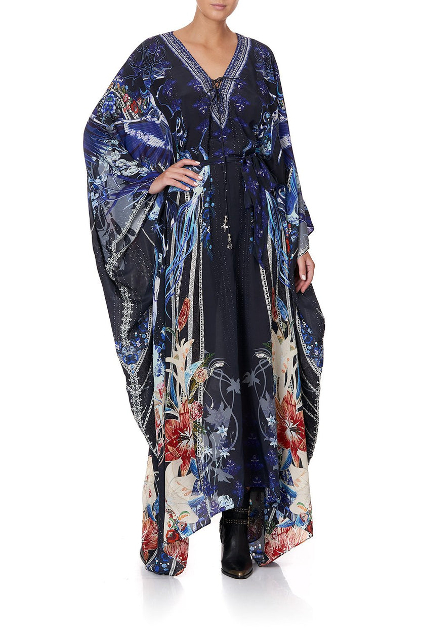 SPLIT HEM LACE UP KAFTAN MARE MYSTIQUE – CAMILLA UK