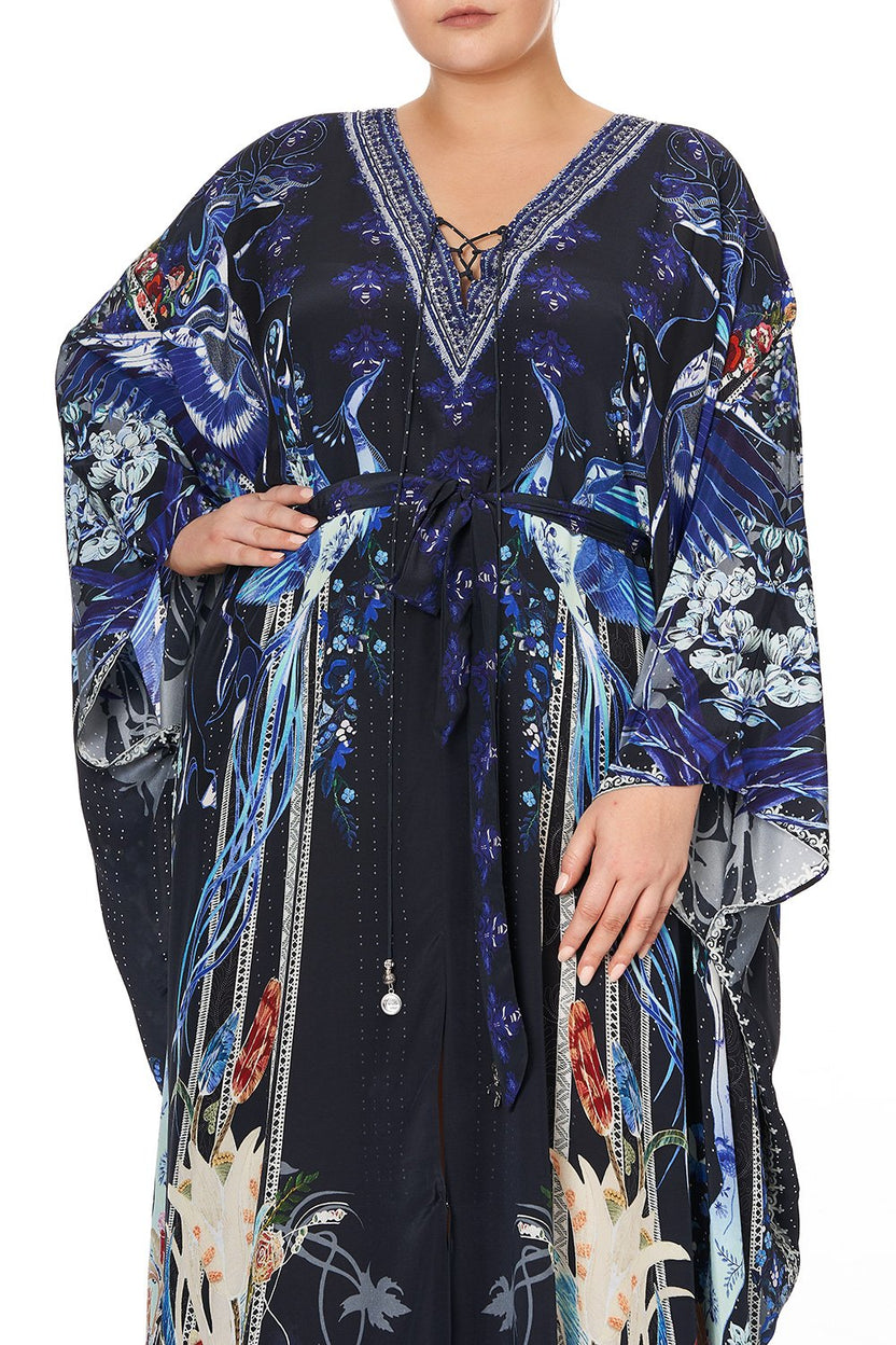 SPLIT HEM LACE UP KAFTAN MARE MYSTIQUE – CAMILLA UK
